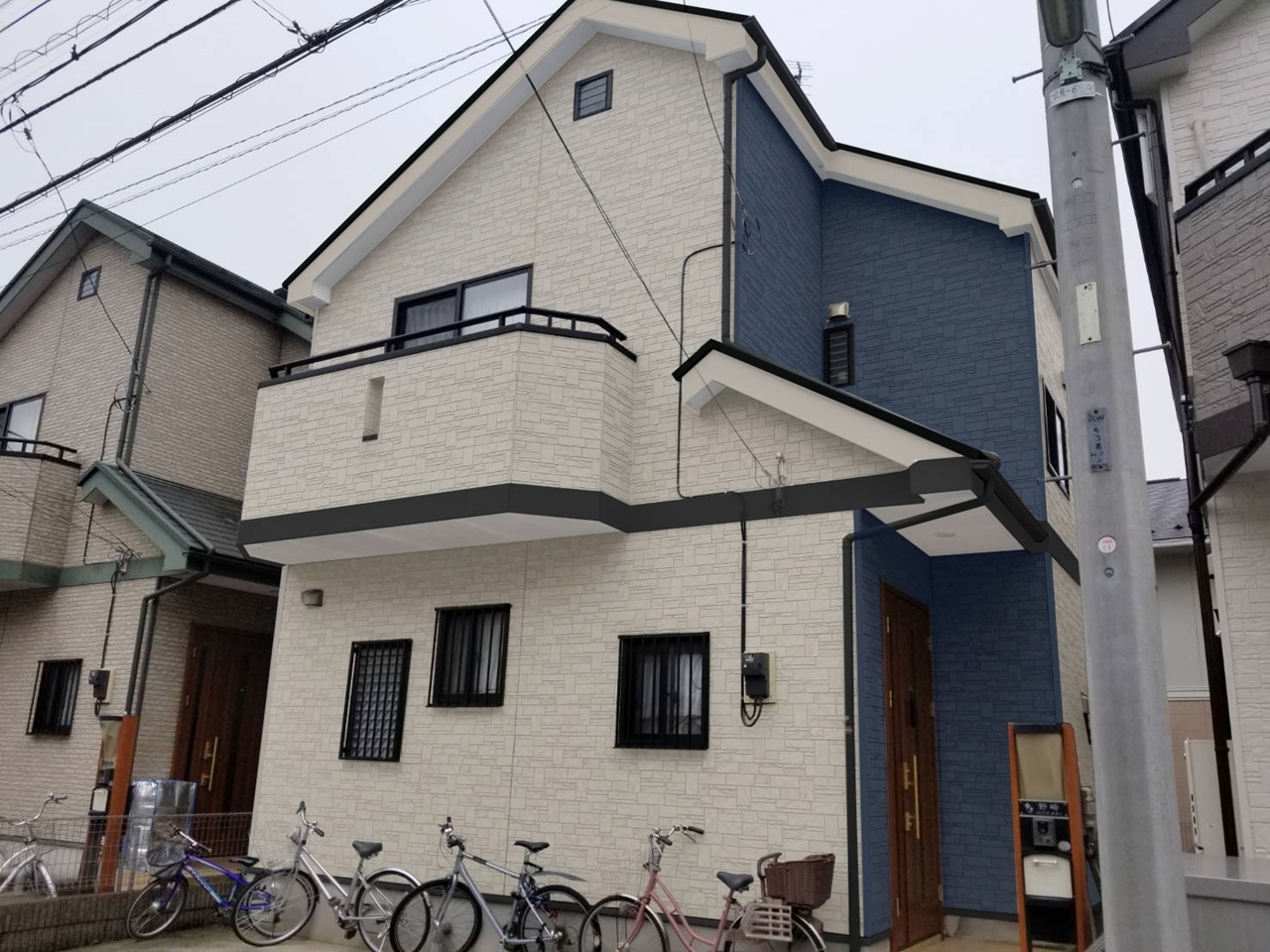 さいたま市玄関廻りはジョリパット左官パターン校倉M仕上げで、オシャレ度UP！